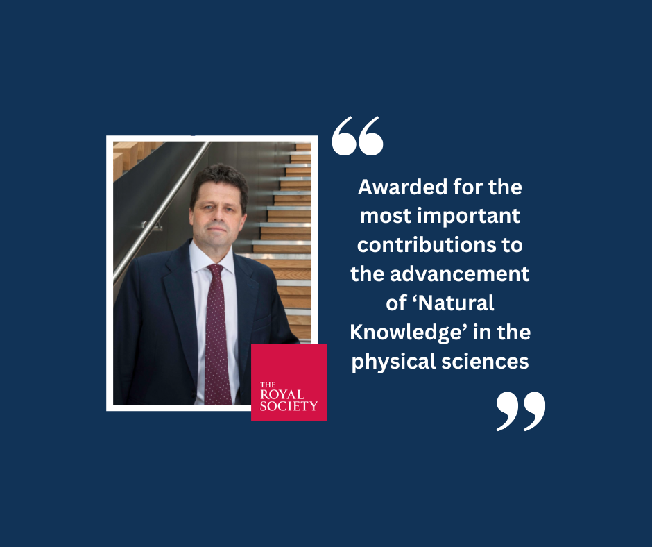 Prof Matthew Rosseinsky OBE FRS honoured with Royal Society award ...